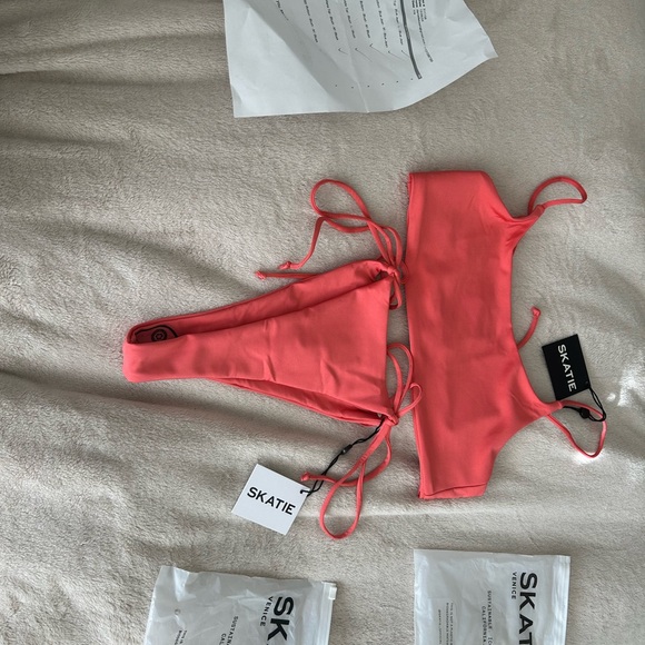 Skatie | Swim | Pink Womens Swimwear Bikini Set | Poshmark